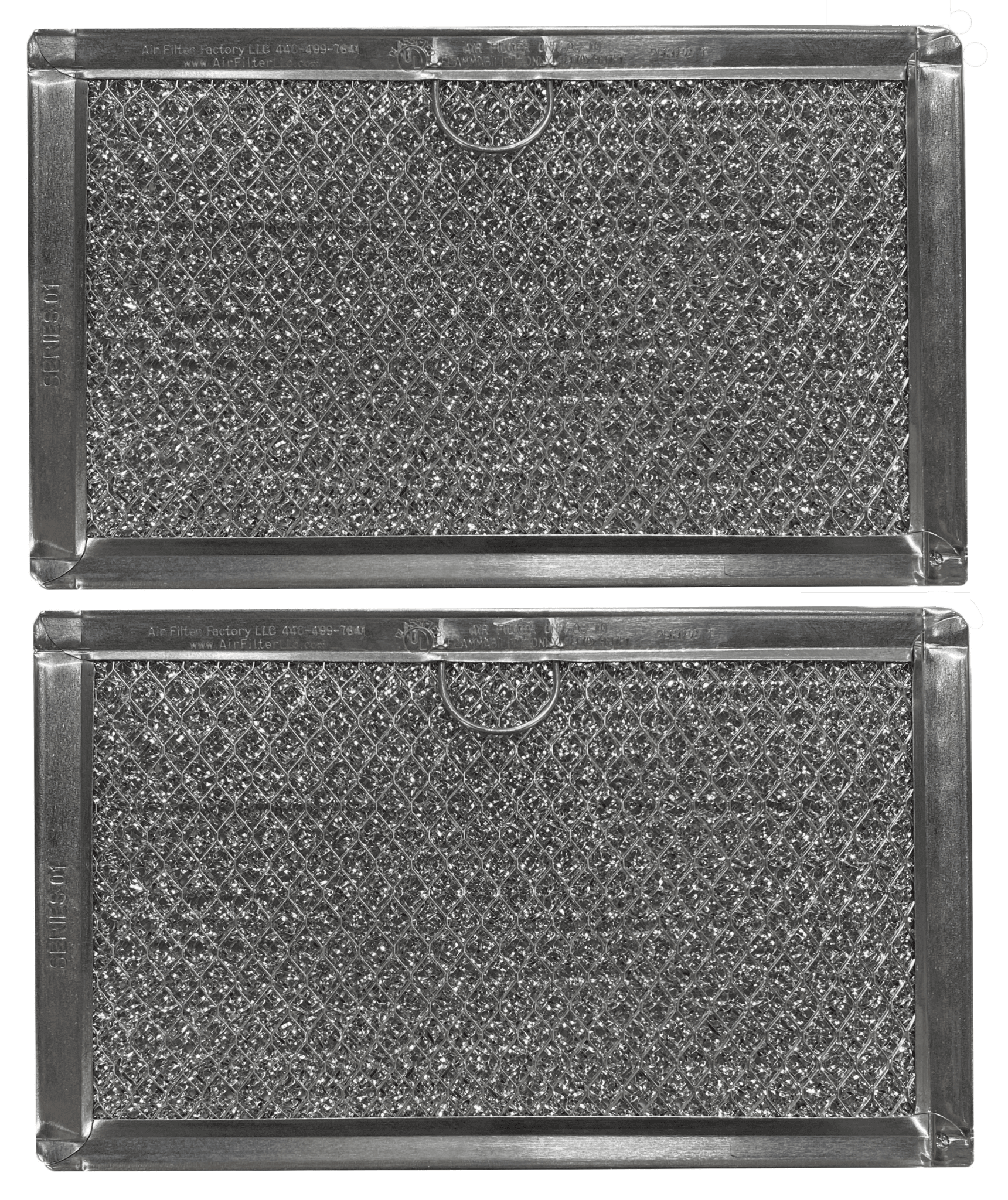 (2) Compatible With GE PVM9005SJ5SS Grease Microwave Filters